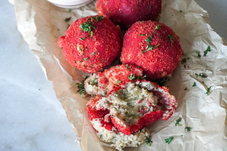 Cheesy Hot Cheeto Boudin Balls - Delicious Side Dishes